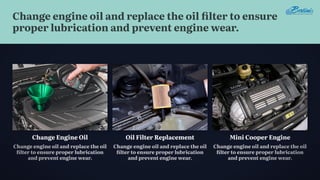 What is the maintenance schedule for a Mini Cooper | PDF