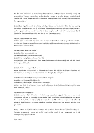 What Is the Meaning of the Name Linda.docx