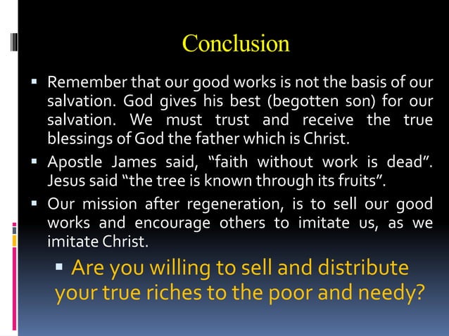 What is the meaning of the true riches | PPTX | Christianity | Religion ...
