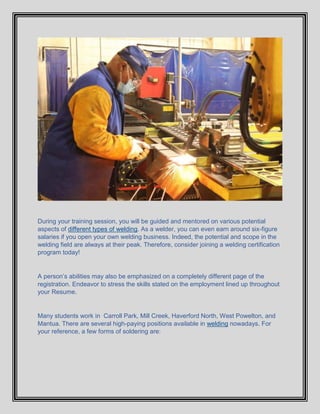 Types Of Welding- A Complete Comprehensive Guide About Welding. | PDF