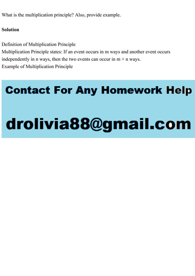 What is the multiplication principle Also, provide example.Solu.pdf