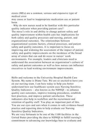 · What is the NDNQIThe National Database of Nursing Quality Ind.docx