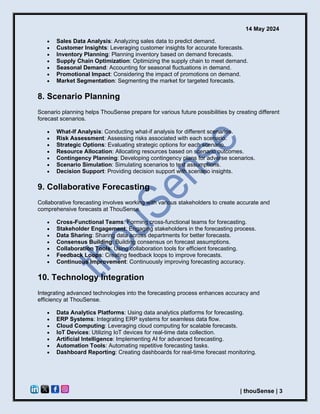 What Is the Objective and Definition of Forecasting at ThouSense.pdf