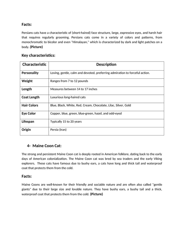 What is the Oldest Known Cat Breed: Key Characteristics | PDF