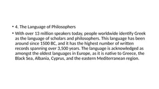 What is the Oldest Language in the World.pptx