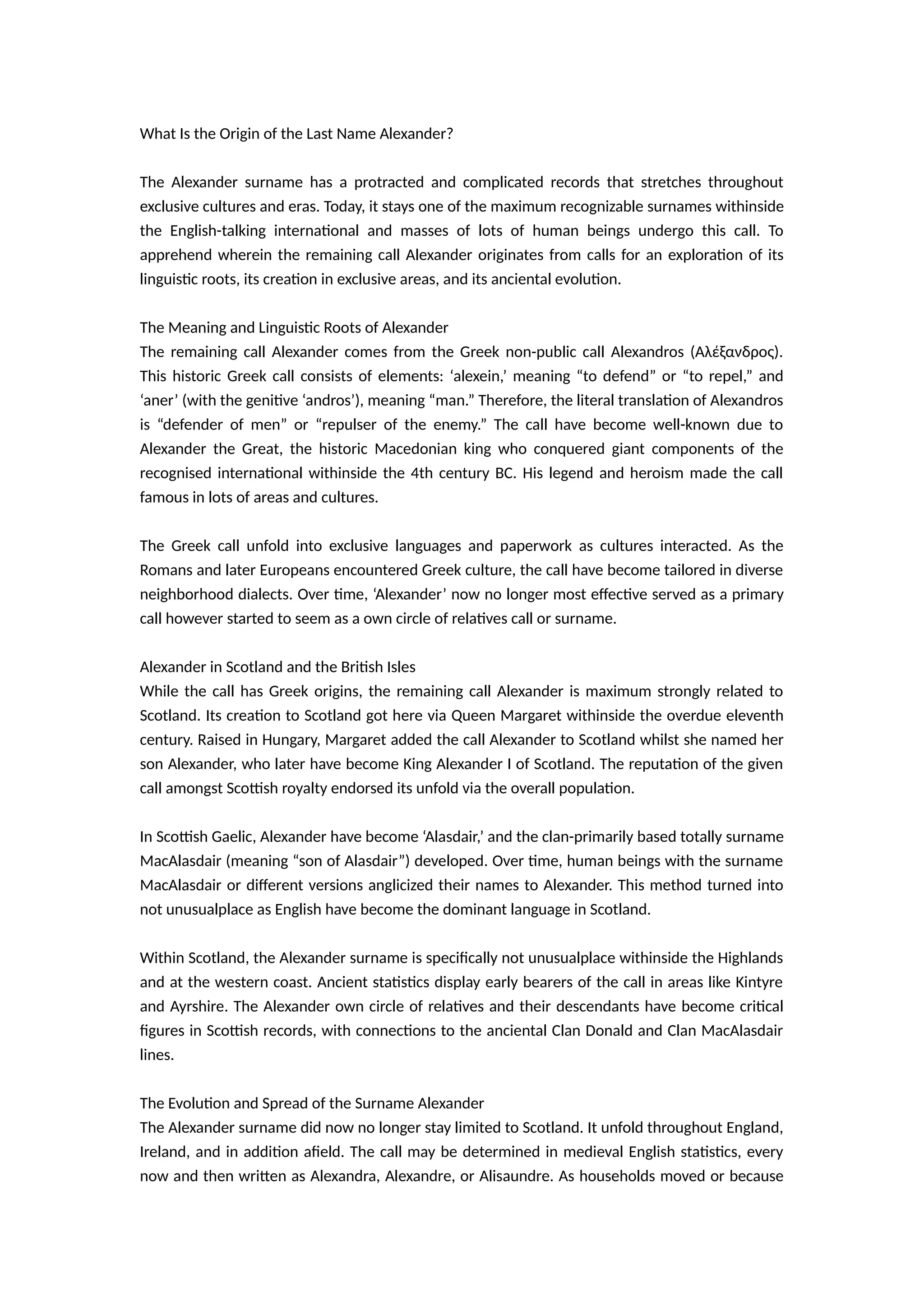 What Is the Origin of the Last Name Alexander.docx