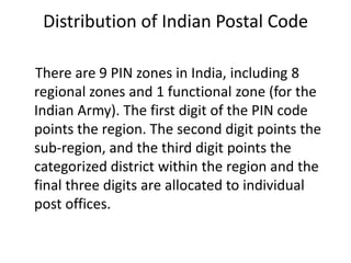 Postal code of india | PPTX