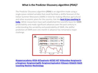 What is the Predictor Discovery algorithm (PDA.pptx