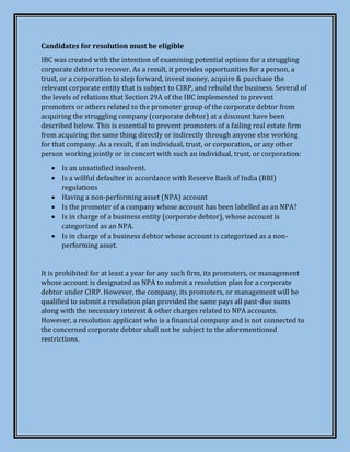 What is the procedure for corporate insolvency resolution under the IBC.pdf