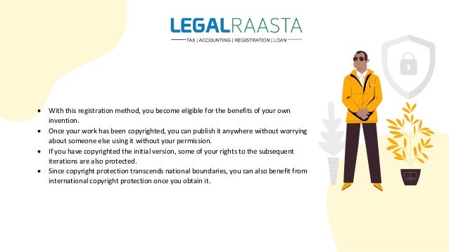 What is the procedure for registering a copyright.pptx