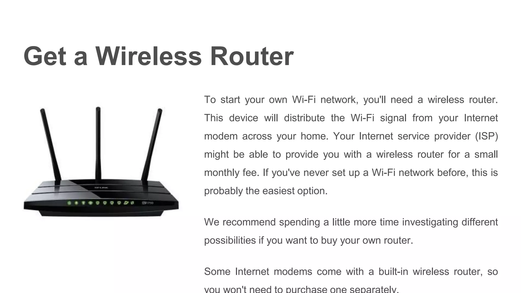 What is the procedure for setting up a wireless network | Unisol | PPTX ...