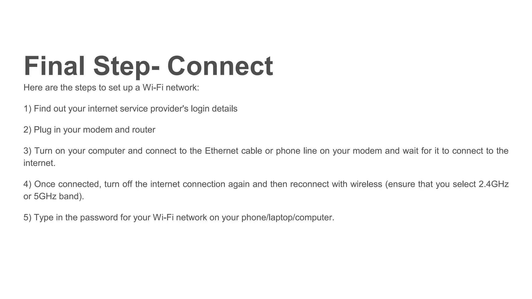 What is the procedure for setting up a wireless network | Unisol | PPTX | Computer Networking ...