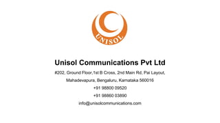 What is the procedure for setting up a wireless network | Unisol | PPTX ...