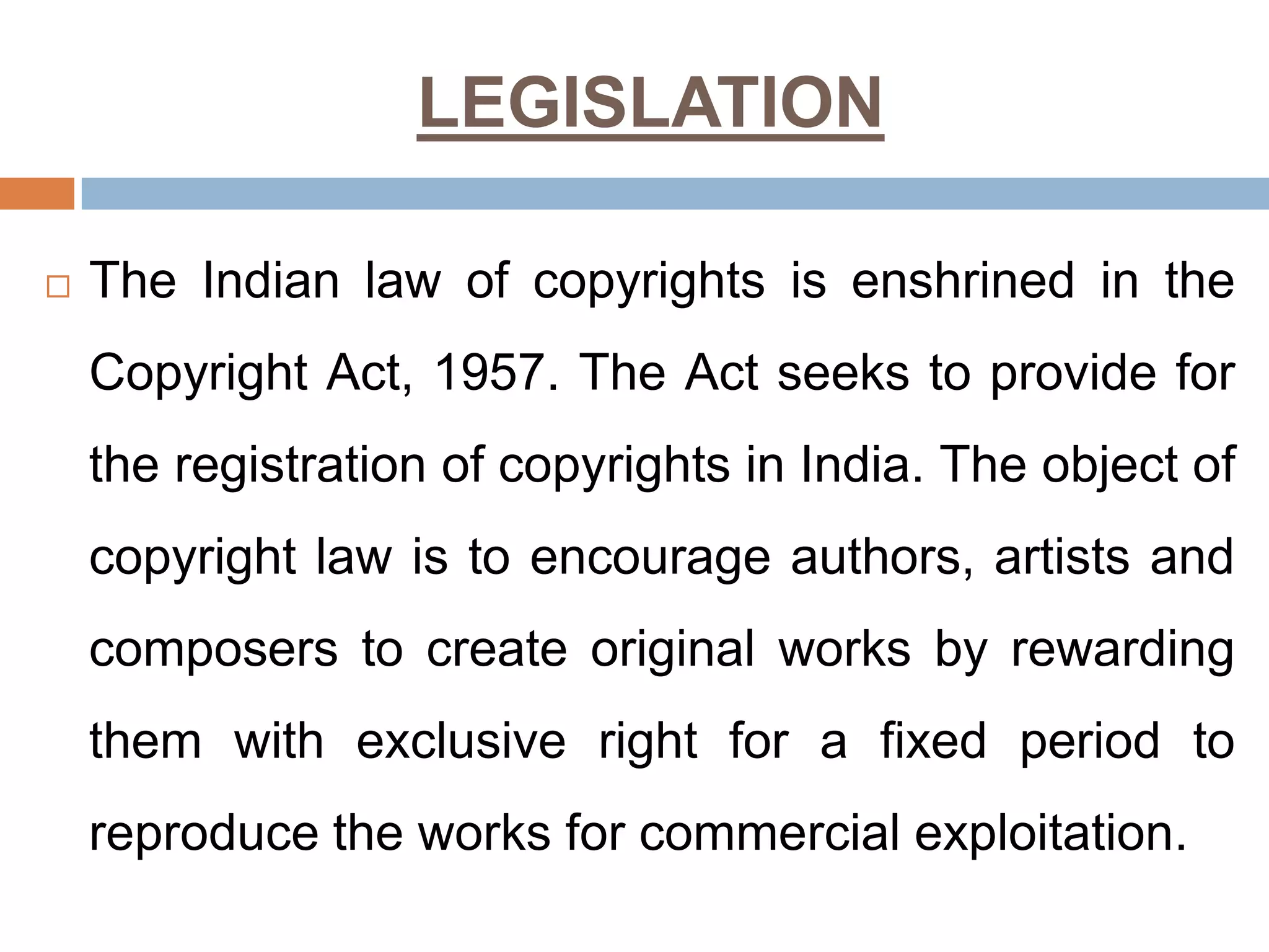 What is the procedure to apply for a copyright? | PPTX
