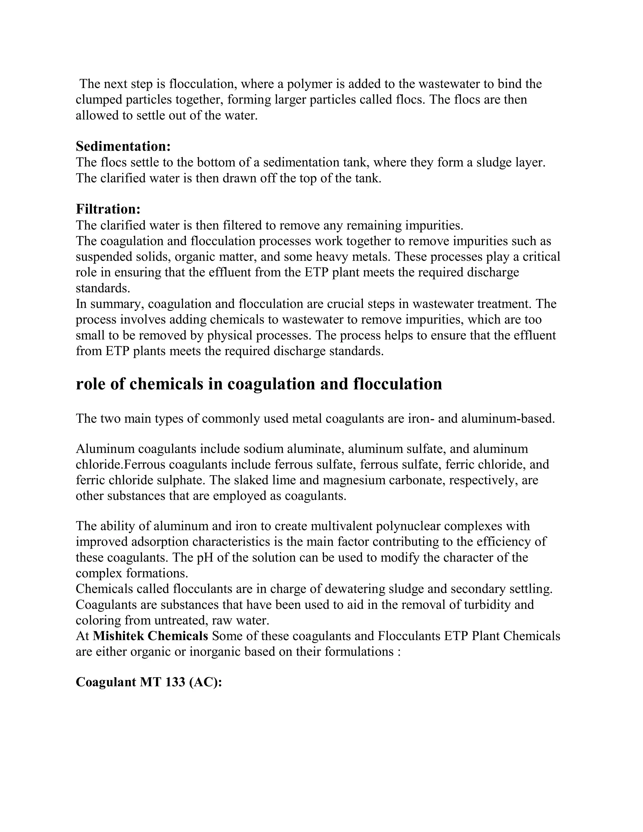 What is the process of Coagulation and flocculation in an ETP Plant.pdf