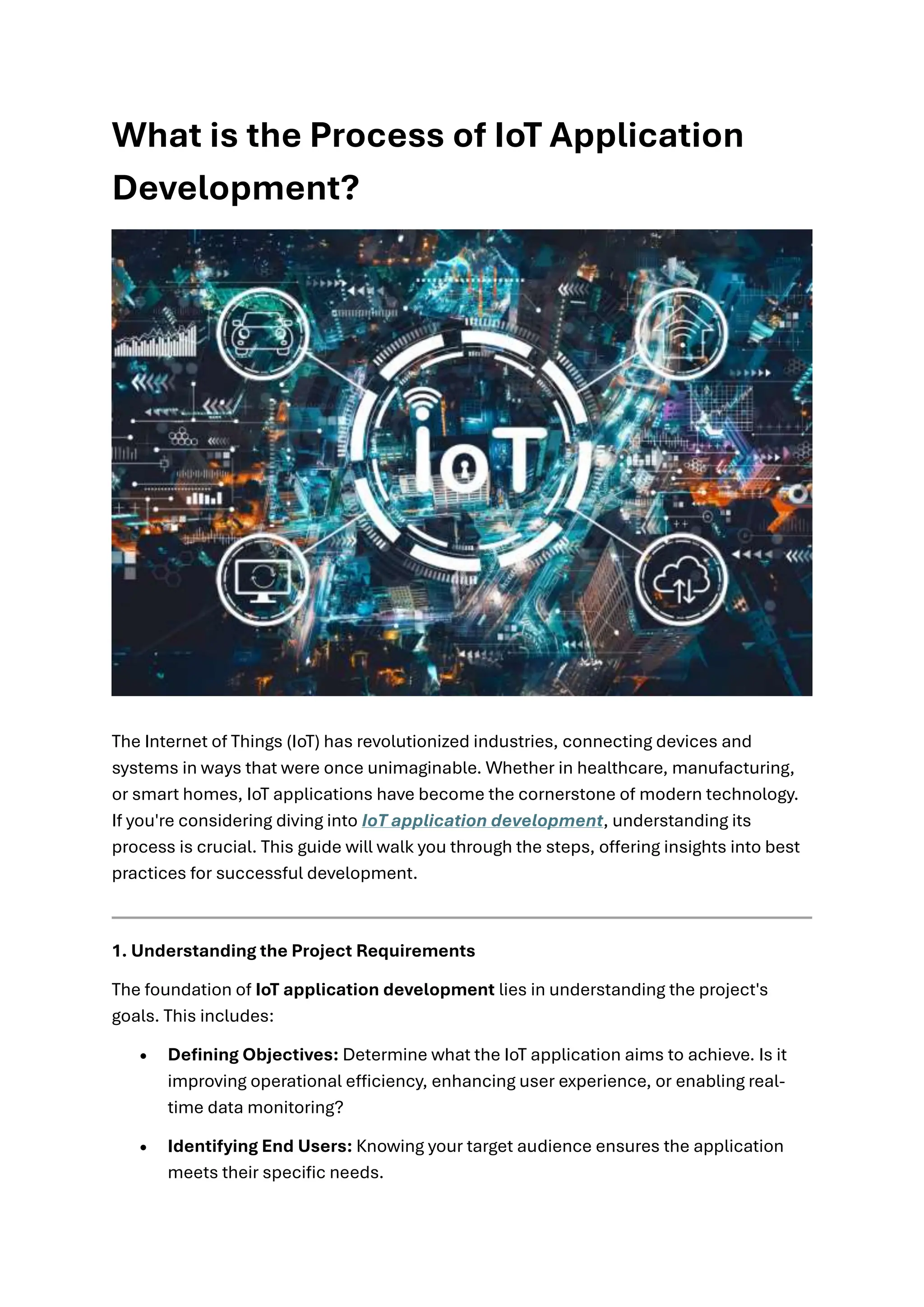 What is the Process of IoT Application Development.pdf