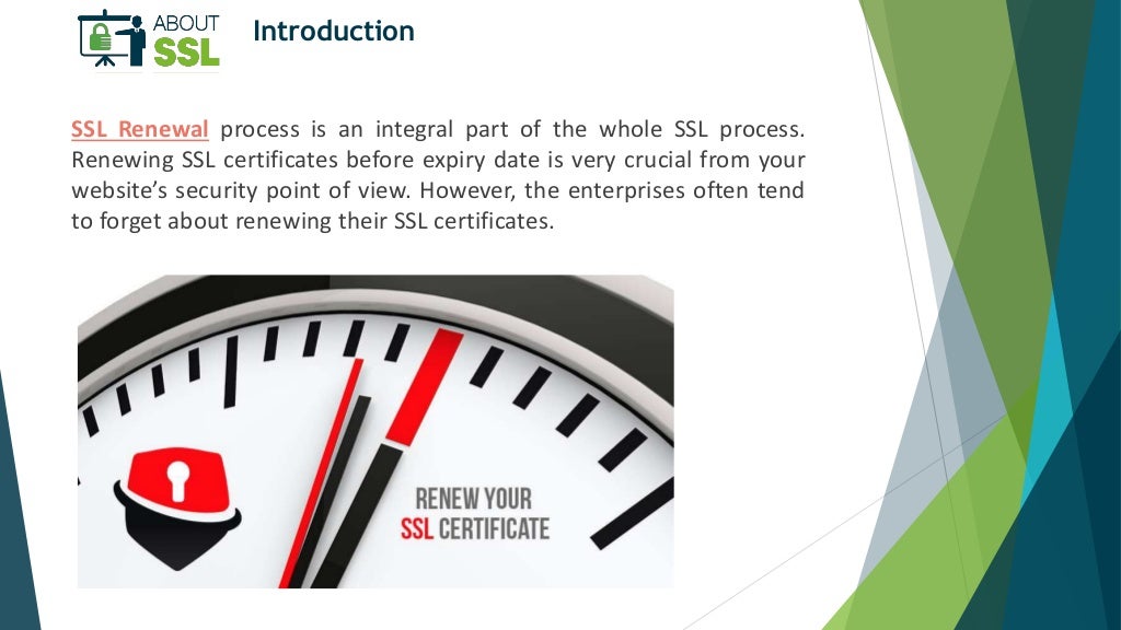 What is the Process of SSL Certificate Renewal?