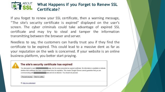 What is the Process of SSL Certificate Renewal?