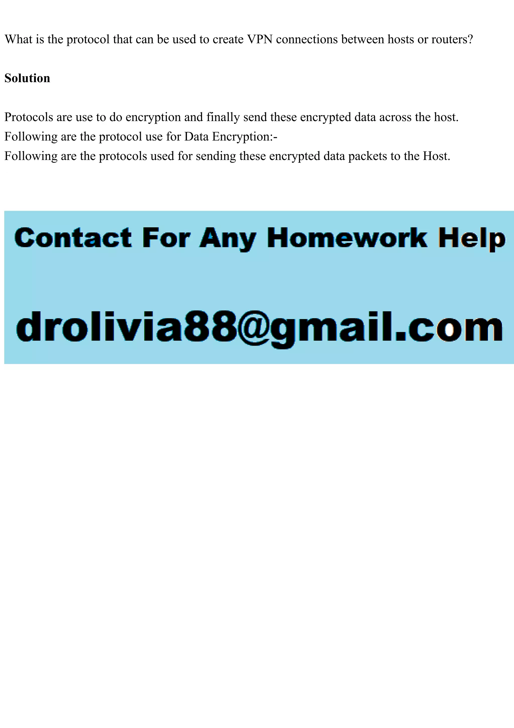 What is the protocol that can be used to create VPN connections betw ...