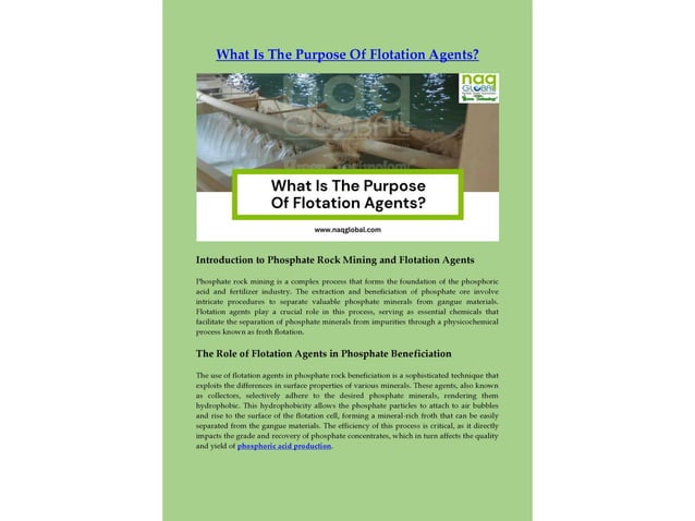 What Is The Purpose Of Flotation Agents.pptx