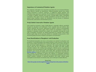 What Is The Purpose Of Flotation Agents.pptx