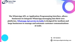 The Functionality of WhatsApp API Explained | PPT