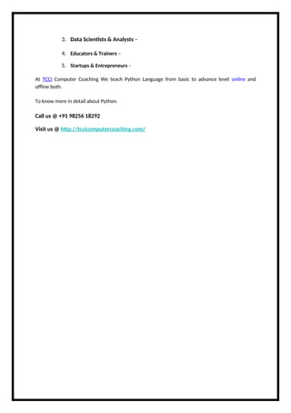 What is the Python Language Summit? - TCCI.doc