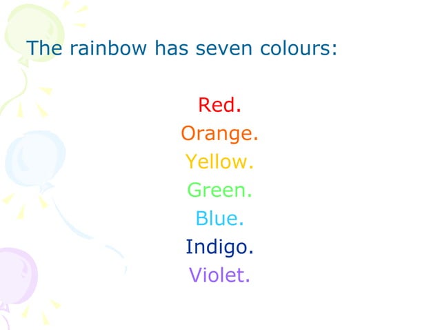 What is the rainbow? | PPT