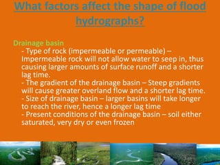 River Discharge and Hydrographs | PPTX