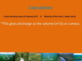 River Discharge and Hydrographs | PPTX