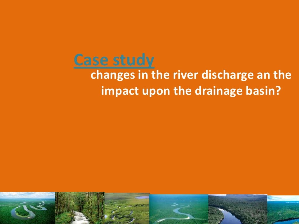 What is the river discharge and what factors