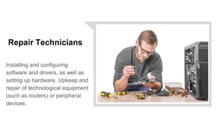 What is the role of a computer technician | PPTX