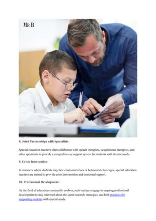 What is the Role of a Special Education Teacher and What are the Skills ...
