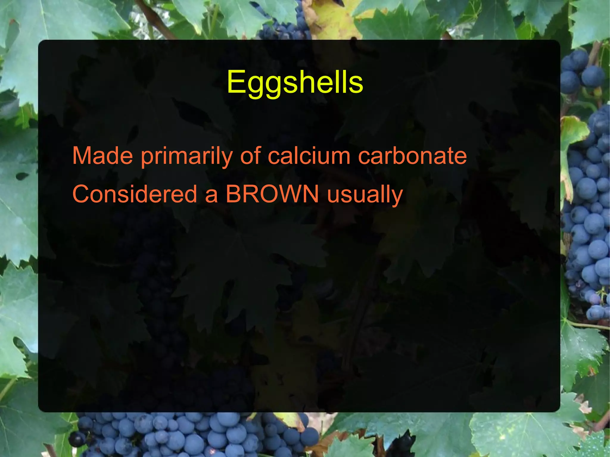 What is the role of eggshells in making compost | ODP