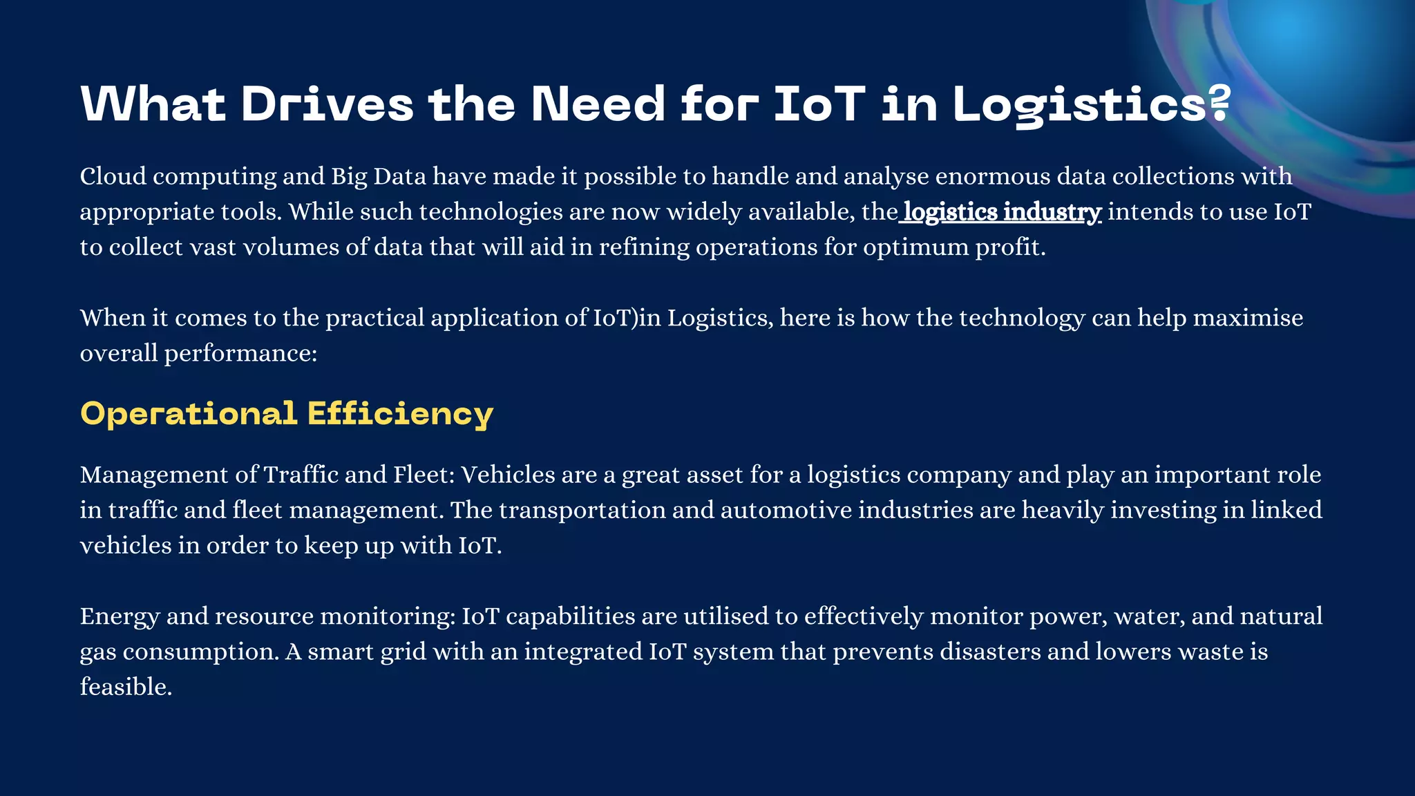 What Is the Role of IoT in Logistics and Transportation.pdf
