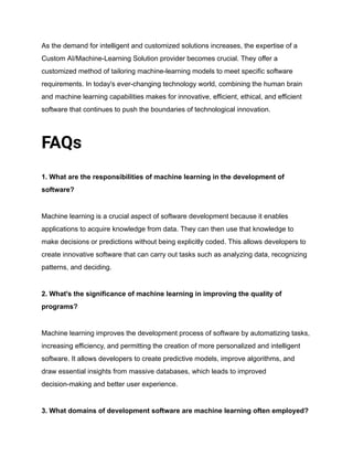 What is the Role of Machine Learning in Software Development.pdf