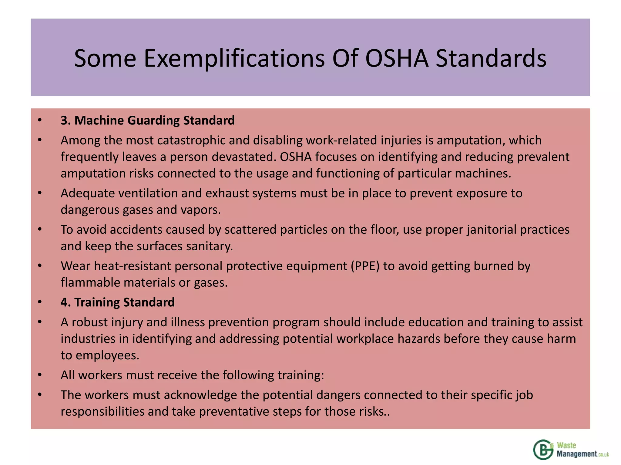 WHAT IS THE ROLE OF OSHA REGULATION IN THE HEALTHCARE INDUSTRY | PPTX