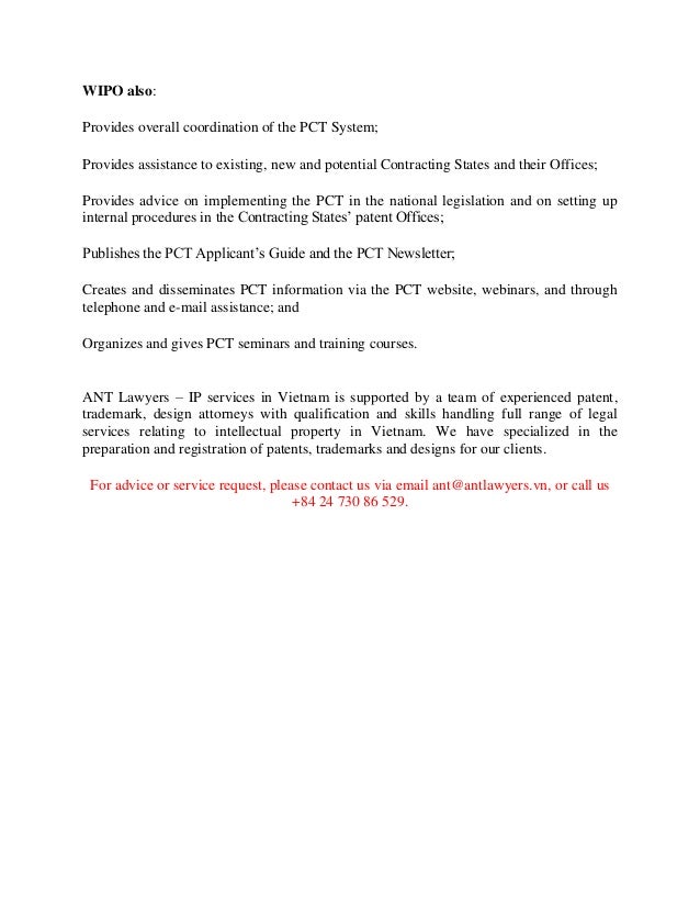 What is the role of WIPO in the PCT.pdf