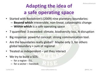 What is the safe operating space for eu livestock - Allan Buckwell | PPT