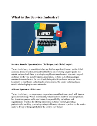 Service Industry: What is the Service Industry.pdf