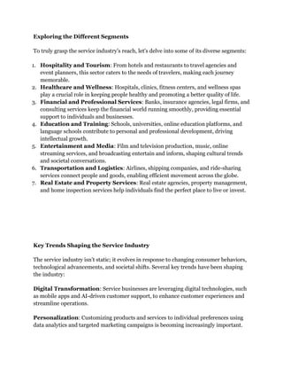 Service Industry: What is the Service Industry.pdf