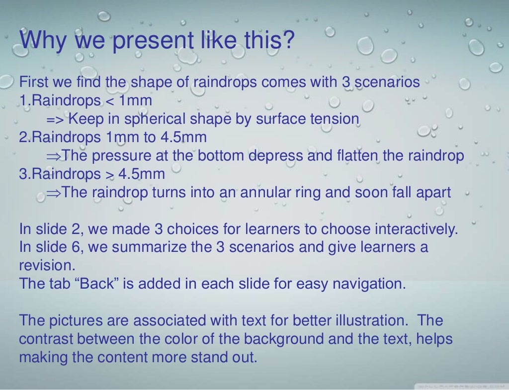 Importance of raindrop shape - gardensaad