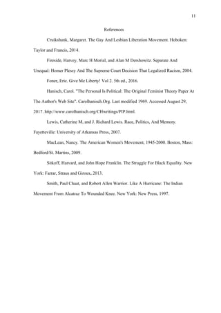 What is the Significance of Civil Rights Movements in the Middle of XX ...