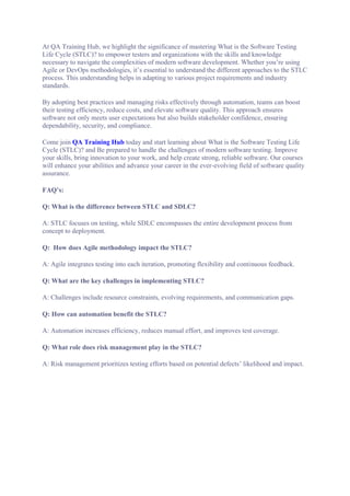 What is the Software Testing Life Cycle.pdf