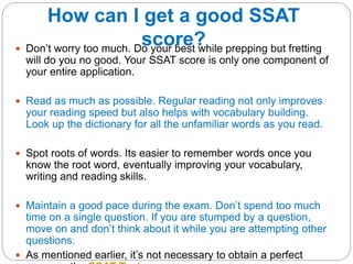 What is the ssat | PPTX