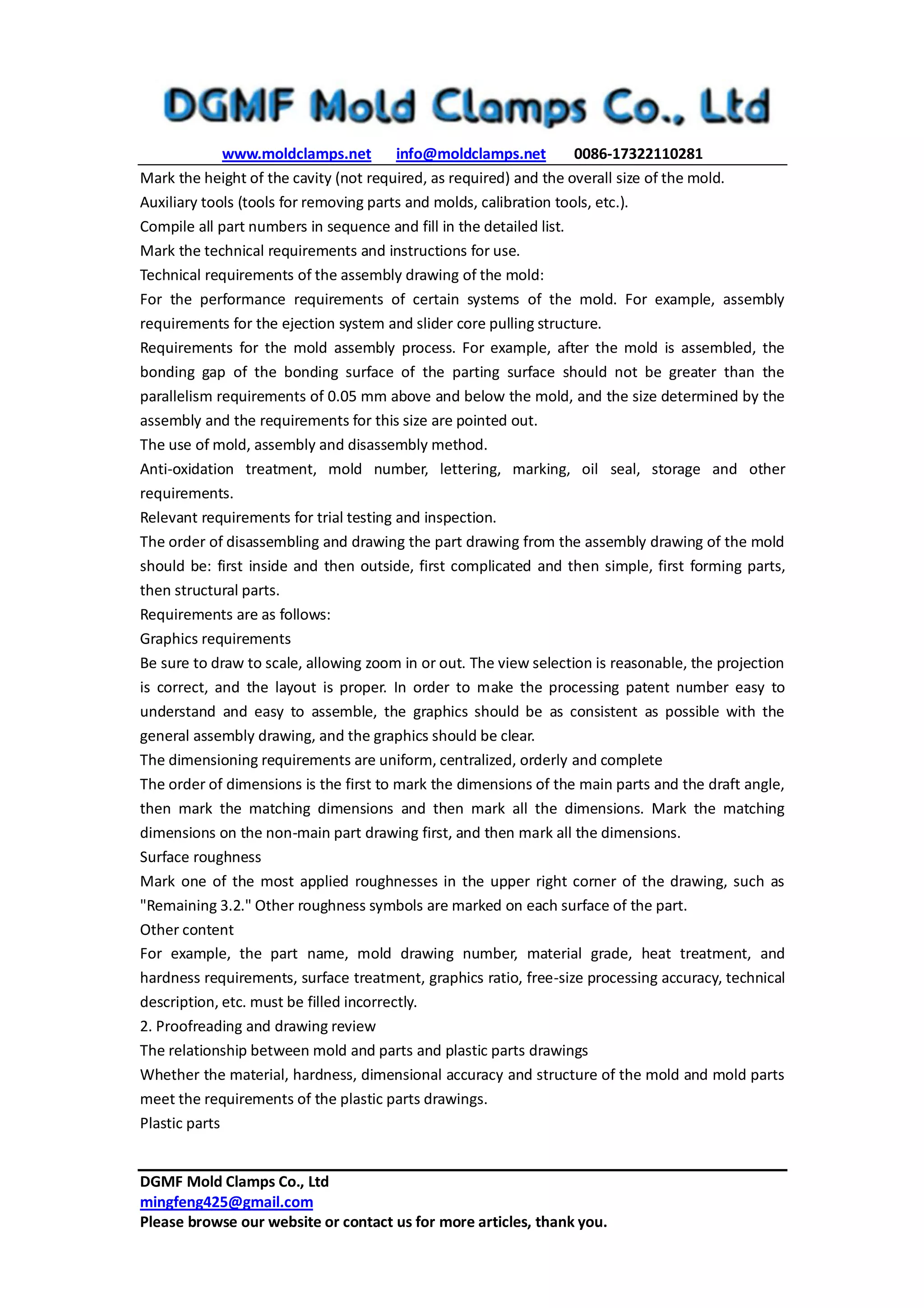 What is the standard injection mold development process? | PDF