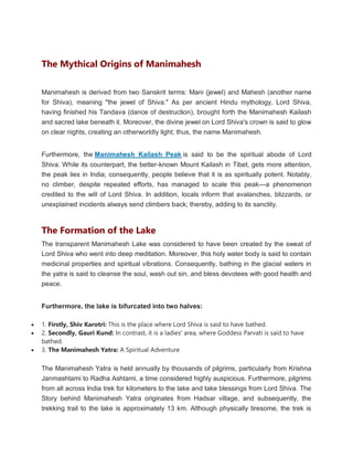 What is the story behind Manimahesh yatra.pdf