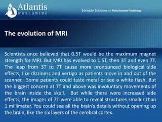 What is the Strongest MRI Machine Today? | Atlantis Worldwide | PPT