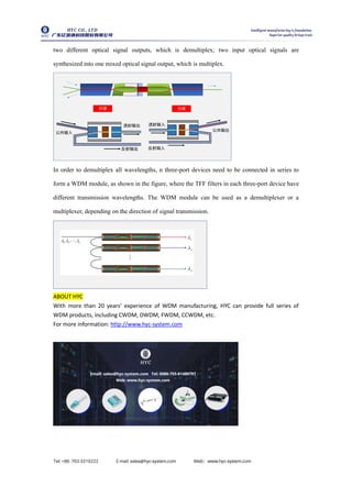 What is the Structure and Working Principle of WDM Devices.pdf