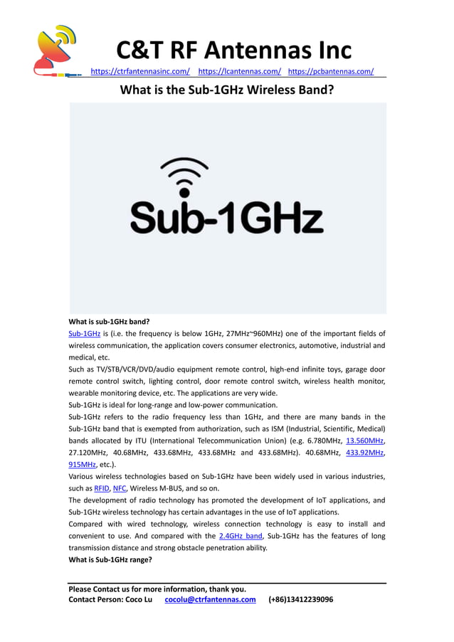 What is the Sub-1GHz Wireless Band.pdf